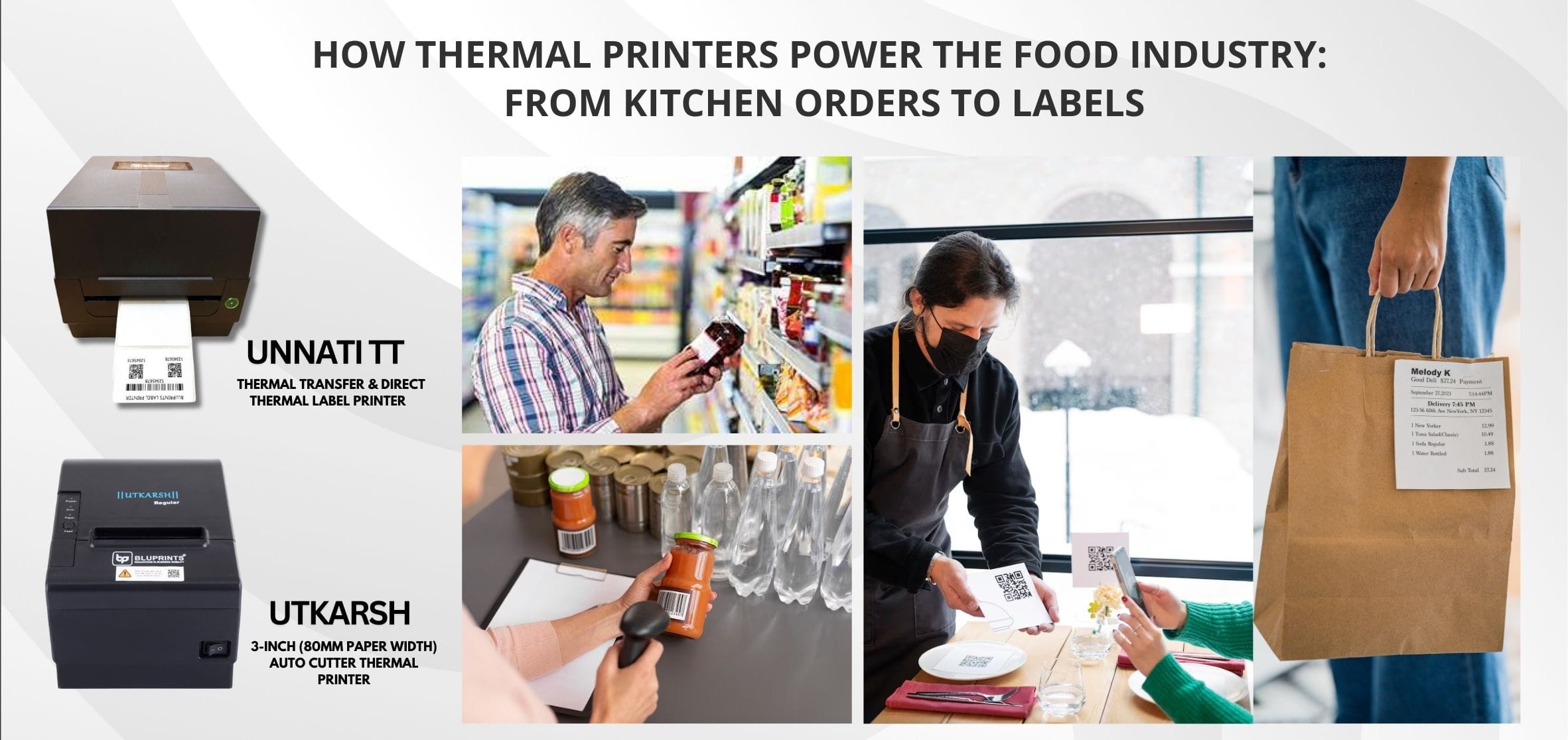 Thermal Printers Streamline Kitchen Orders and Food Labels